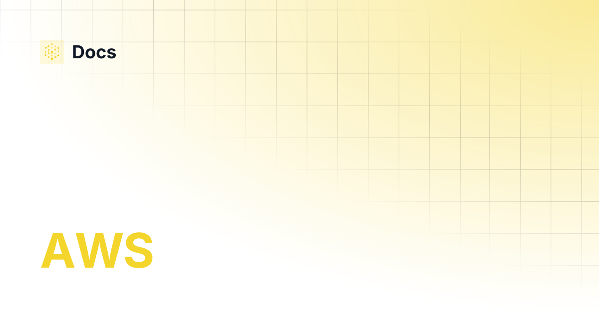 AWS | Docs