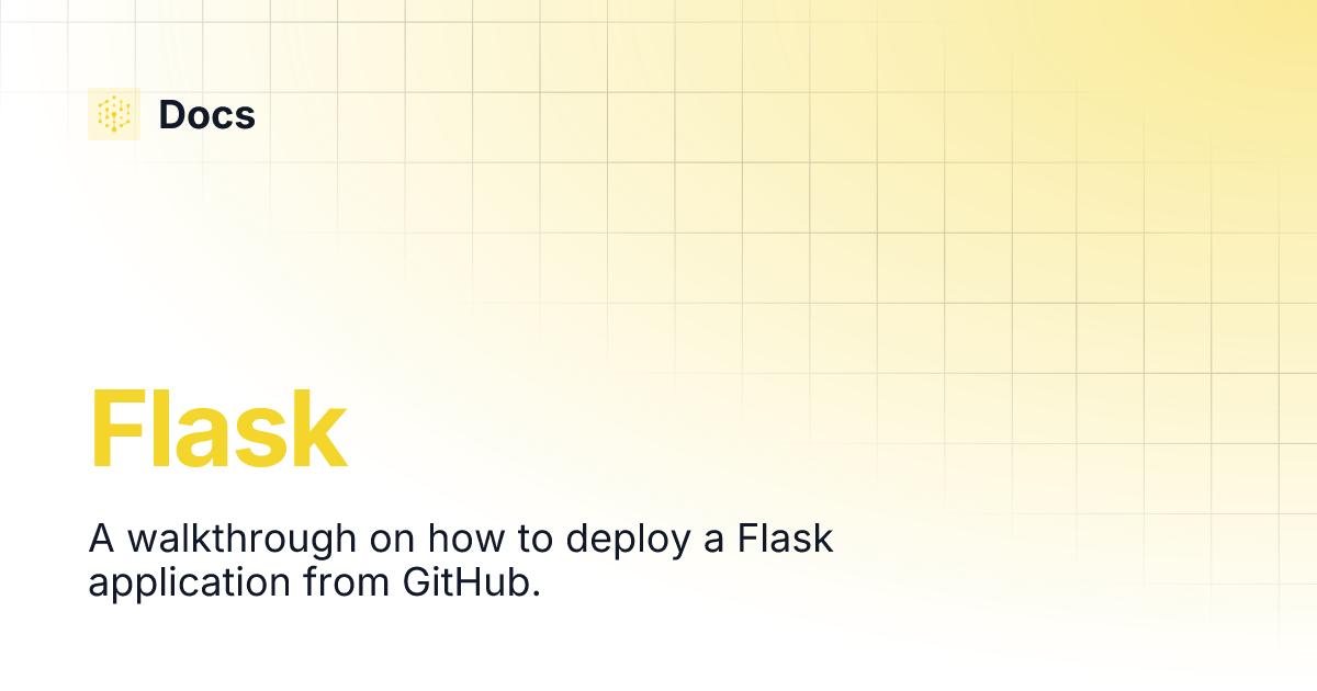 Flask | Docs