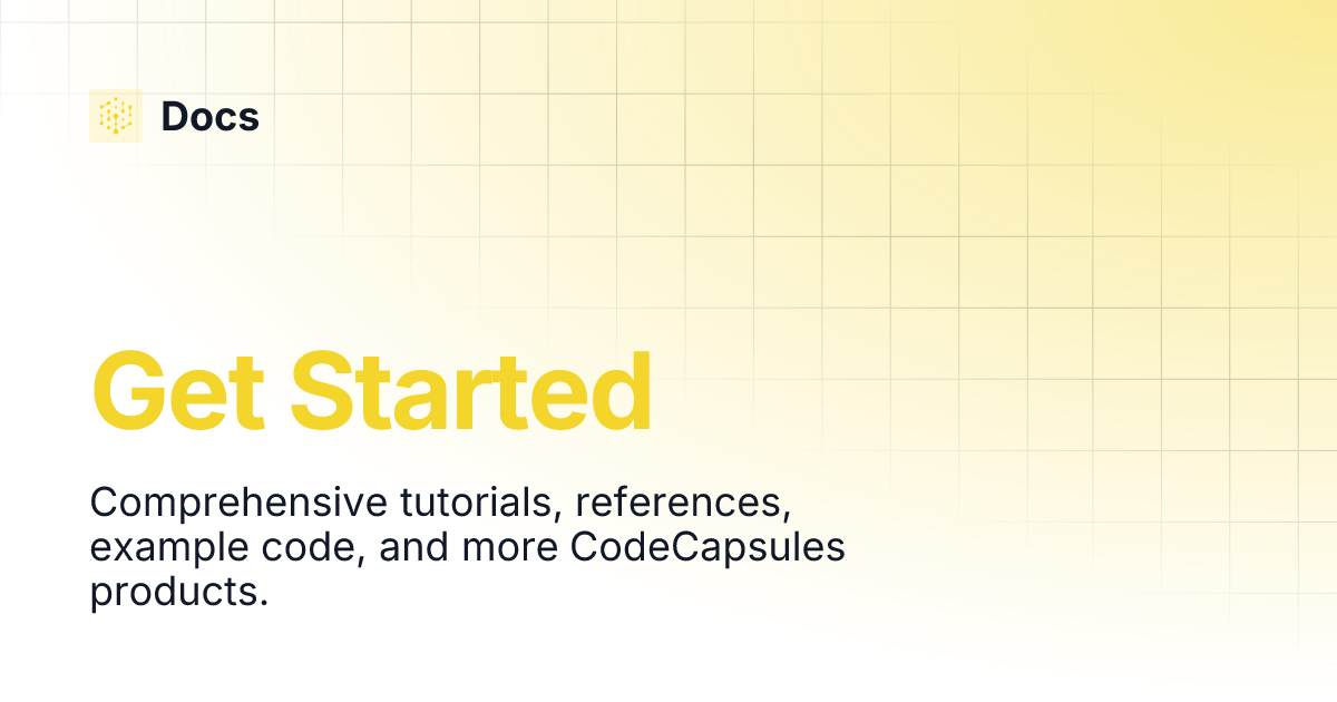 Get Started | Docs